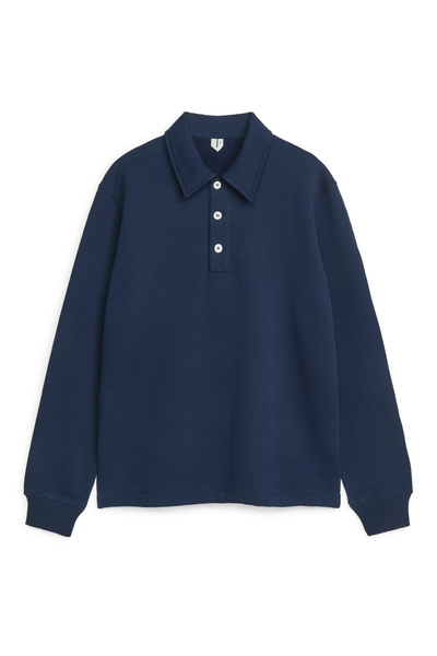 Heavyweight Rugby Shirt – Ink Blue – Men – ARKET WW