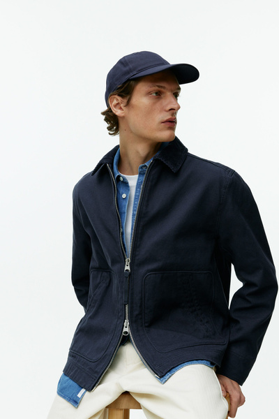 Cotton Twill Cap – Dark Blue – Men – ARKET NL