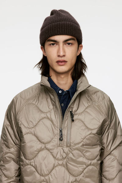 Cashmere-Wool Beanie – Dark Brown – Men – ARKET NL