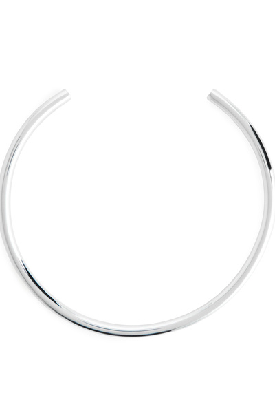 Silver-Plated Cuff Necklace – Silver – Women – ARKET GB