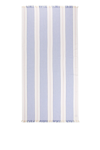 Cotton Beach Blanket – White/Blue/Red – Homeware – ARKET EU