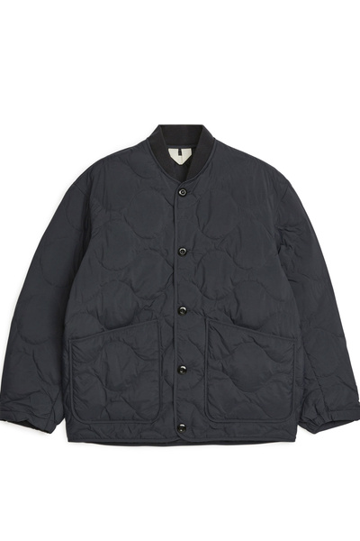 Upcycled Down Liner Jacket – Black – Men – ARKET GB