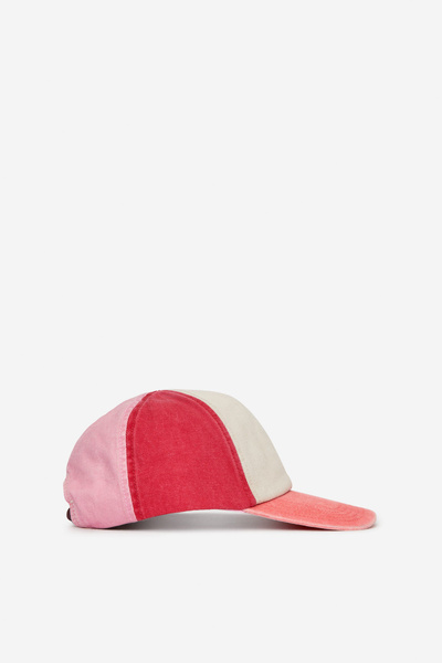 Colourblock Twill Cap – Red/Multi Colour – ARKET GB