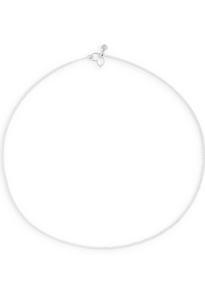 Thin Sterling Silver Chain Necklace – Silver – ARKET NL