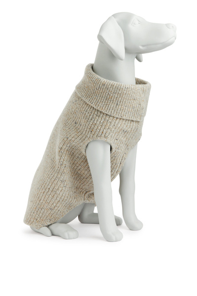 Dog Knitted Jumper – Beige Melange – Homeware – ARKET NL
