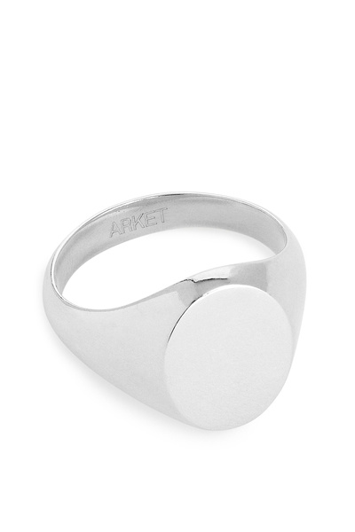 Sterling Silver Signet Ring – Silver – Men – ARKET GB