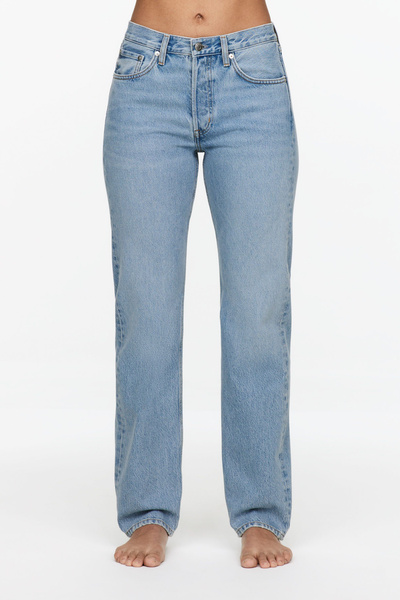 SNOW Straight Jeans – Dusty Blue – Women – ARKET EU