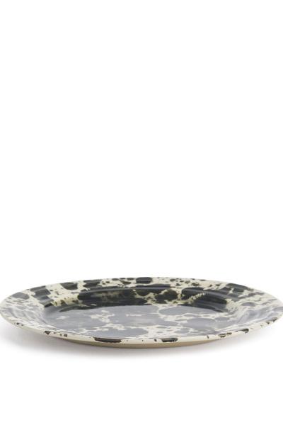 Ceramic Plate – White/Black – Homeware – ARKET WW