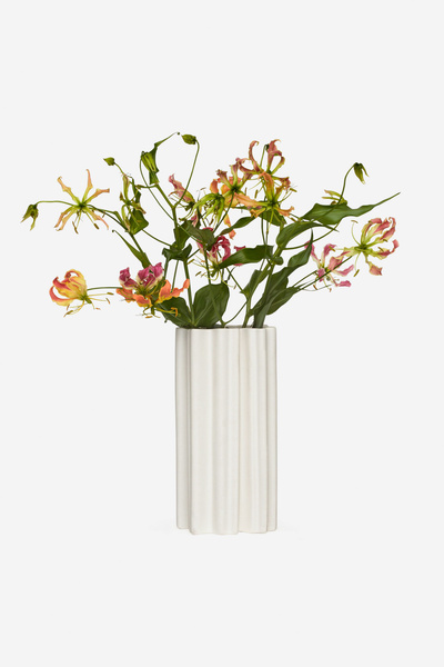 Stoneware Vase 31 cm – White – Homeware – ARKET WW