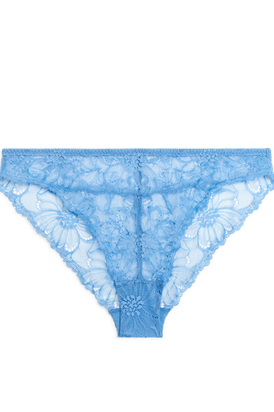 Slip aus Spitze – Blau – Women – ARKET AT