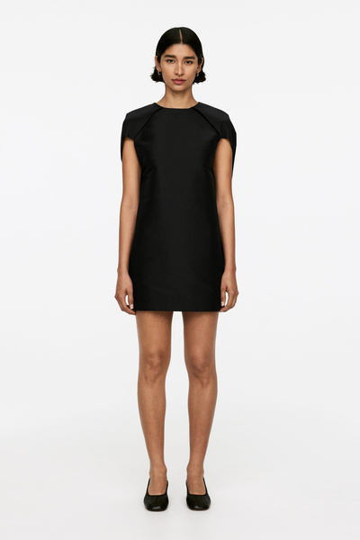 Mini Cape Dress – Black – Women – ARKET NL