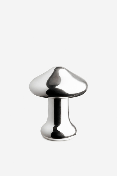 Silver-Plated Mushroom 8 cm – Silver – Homeware – ARKET NL