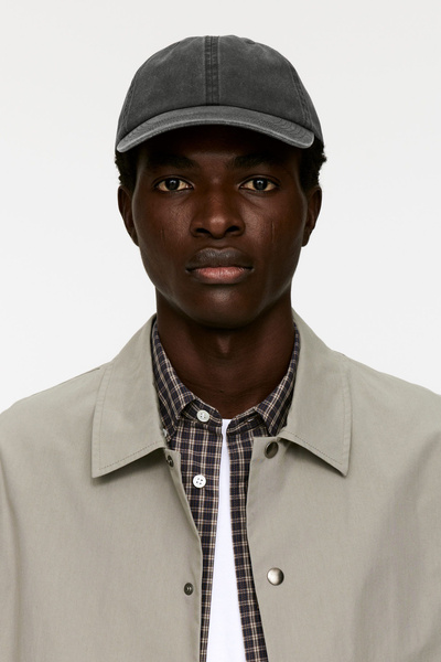 Washed Cotton Cap – Black – Men – ARKET GB