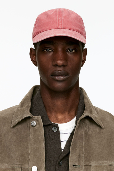 Washed Cotton Cap – Pink – Men – ARKET WW