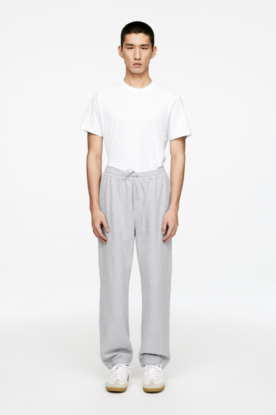 Textured Sweatpants – Grey Melange – Men – ARKET GB