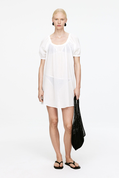 Cotton Voile Beach Dress – Off White – Women – ARKET EU