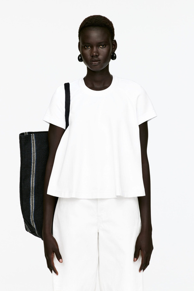 A-Line T-Shirt – White – Women – ARKET EU