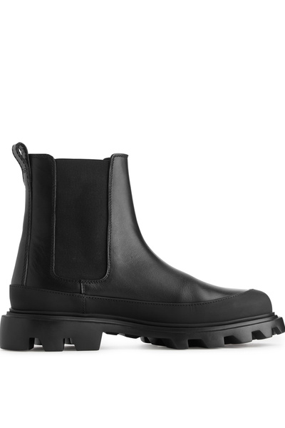 Chunky Mudguard Chelsea Boots – Black – Men – ARKET EU